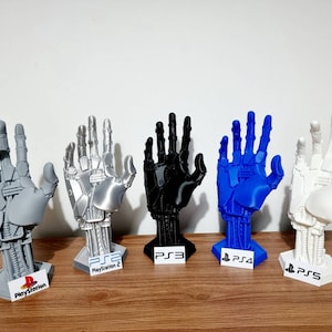 Robot Hand Controller Holder With Personalized Gamer Tag - Etsy UK