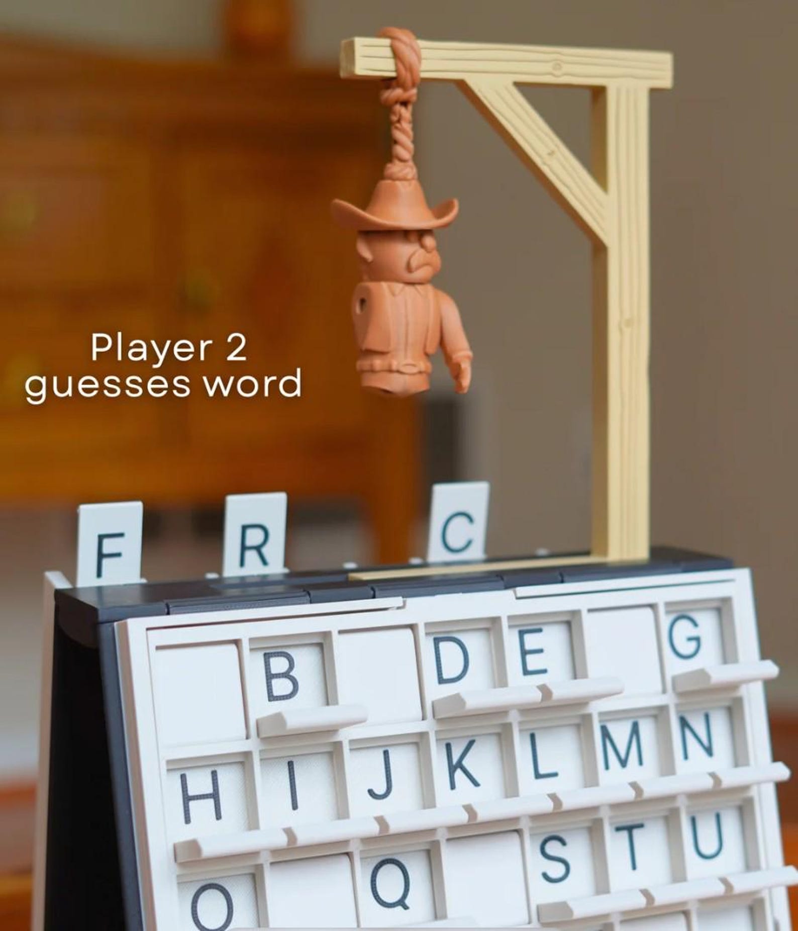Playbook Hangman Game | 3D Printed Fold-up Word Guessing Board Game ...
