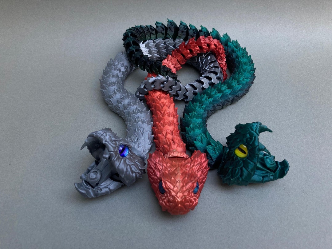 Biting Snake Fidget Model - Etsy