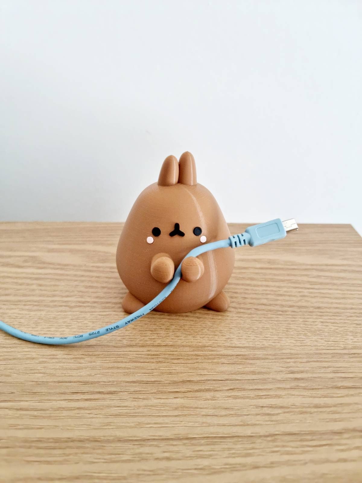 Kawaii Bunny Cable Holder - Etsy UK