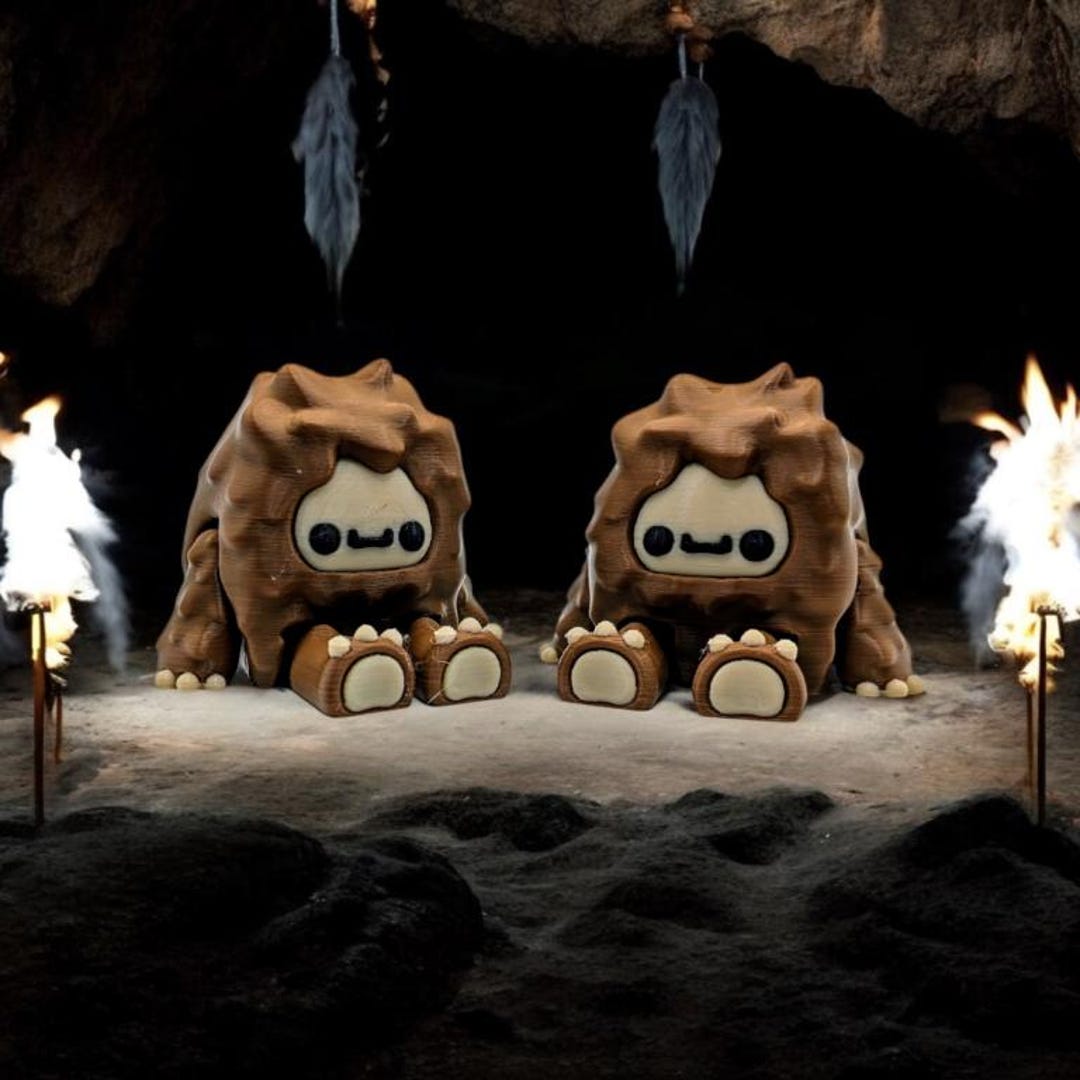 Cute Yeti Fidget Model / Keyring - Etsy