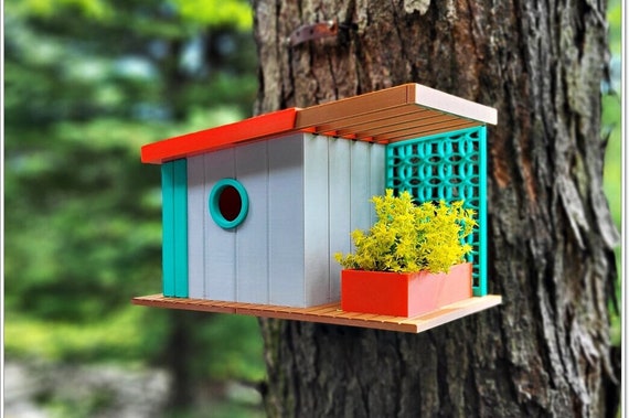 Vogelhaus Vogelhäuser, Vogelvillen Modern, Schick & Handgemacht ...