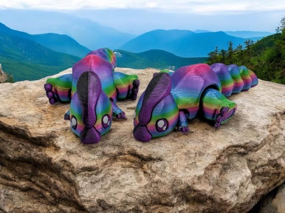 Cute Parasaur Fidget Model - Etsy