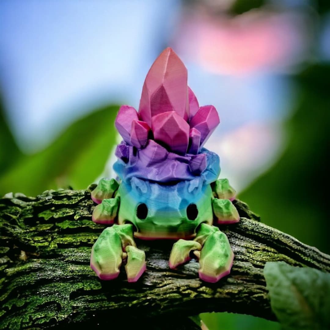 Cute Crystal Crab Fidget Model - Etsy