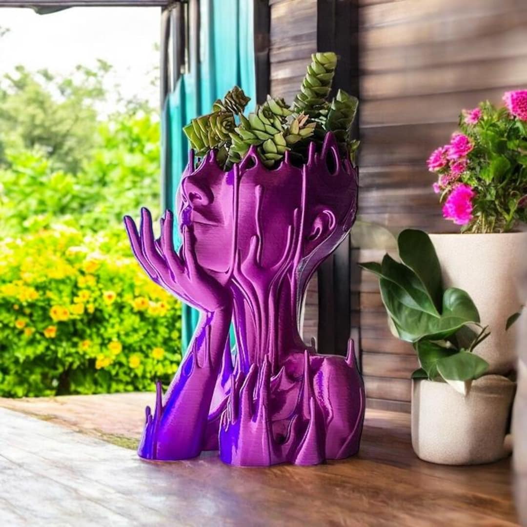 Melting Lady Planter - Etsy