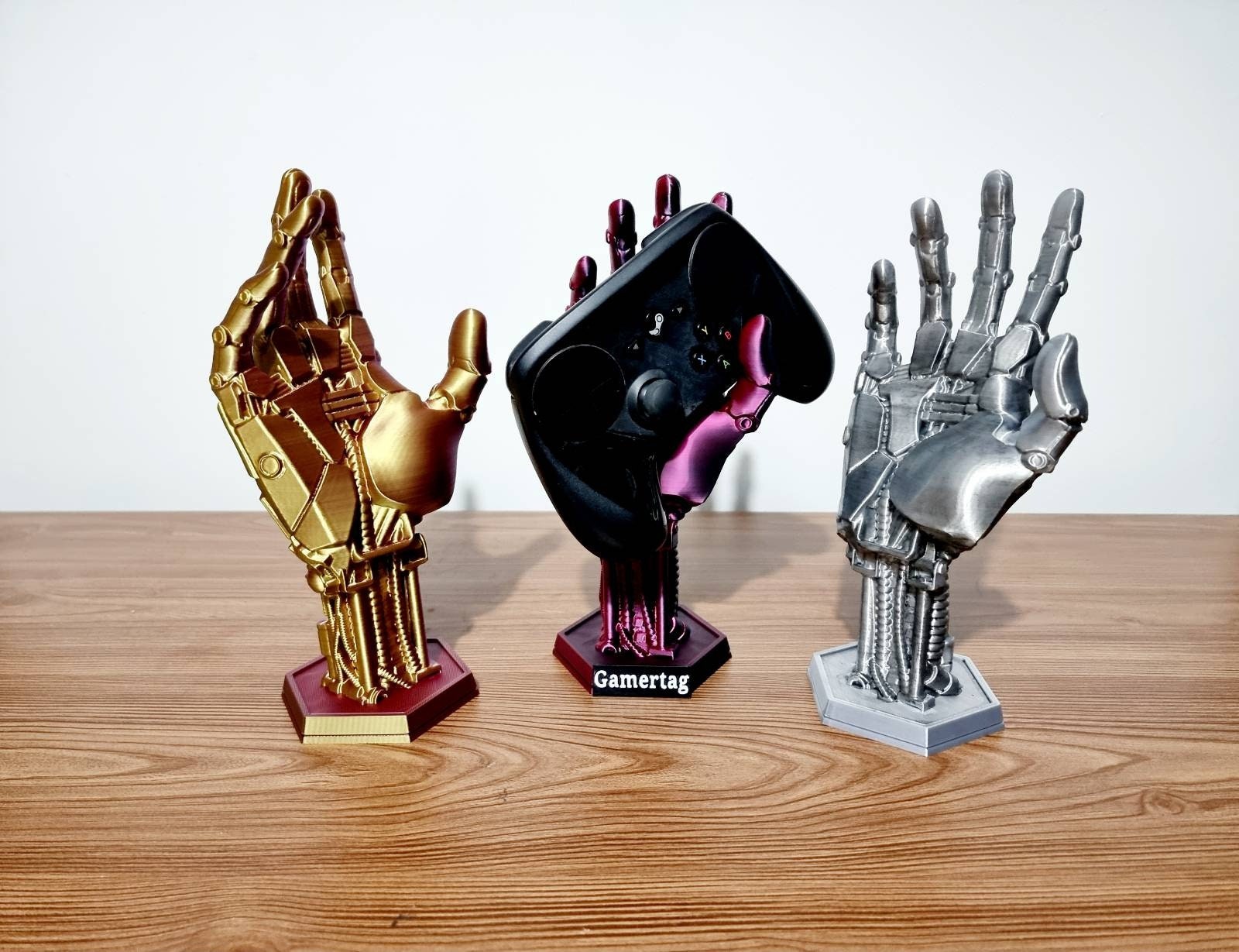 Robot Hand Controller Holder With Personalized Gamer Tag - Etsy UK