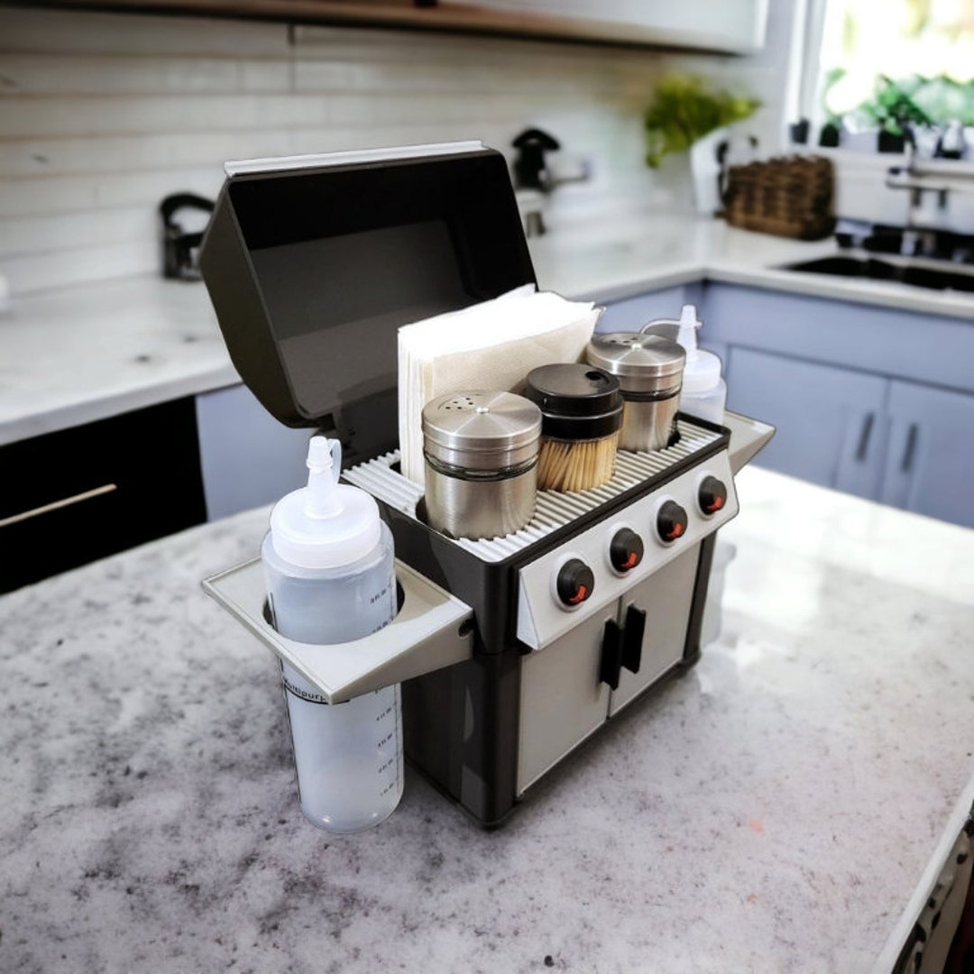 BBQ Condiment Holder - Etsy