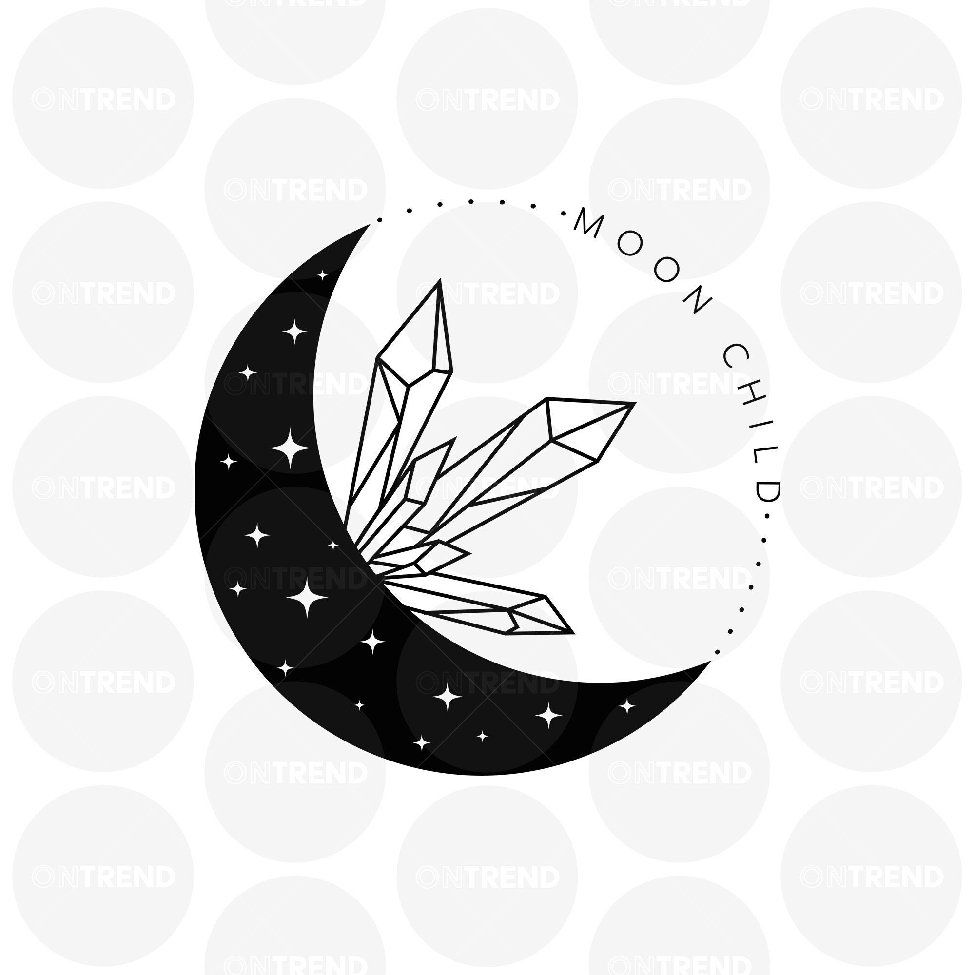 Moon Child Svg Moonchild Svg Moon Phases Svg Moon Phase - Etsy