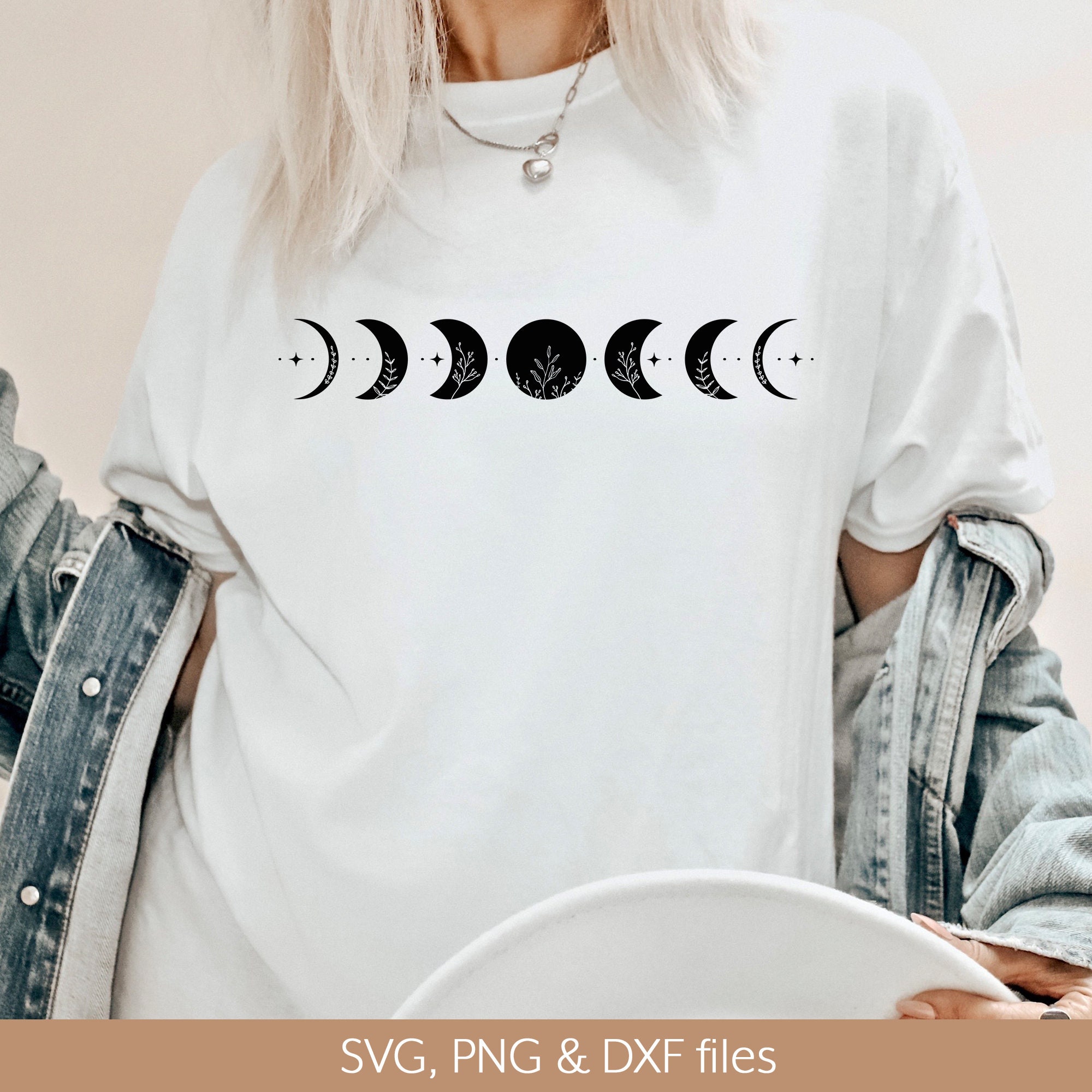 Moon Phases Svg Bundle Moon Phase Svg Celestial Svg Moon - Etsy Canada