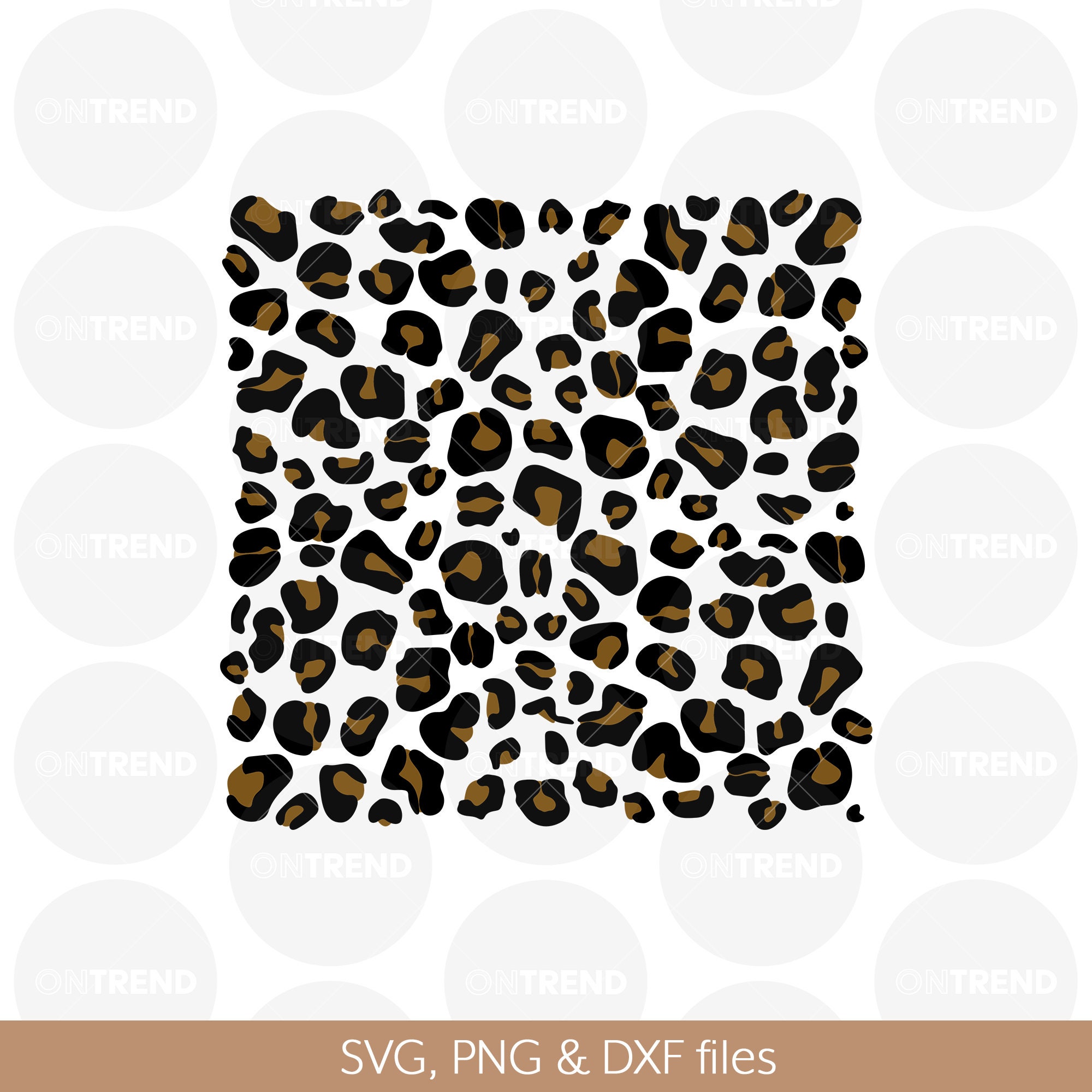 Layered Leopard Print Svg, Leopard Print Svg, Leopard Print Pattern Svg ...