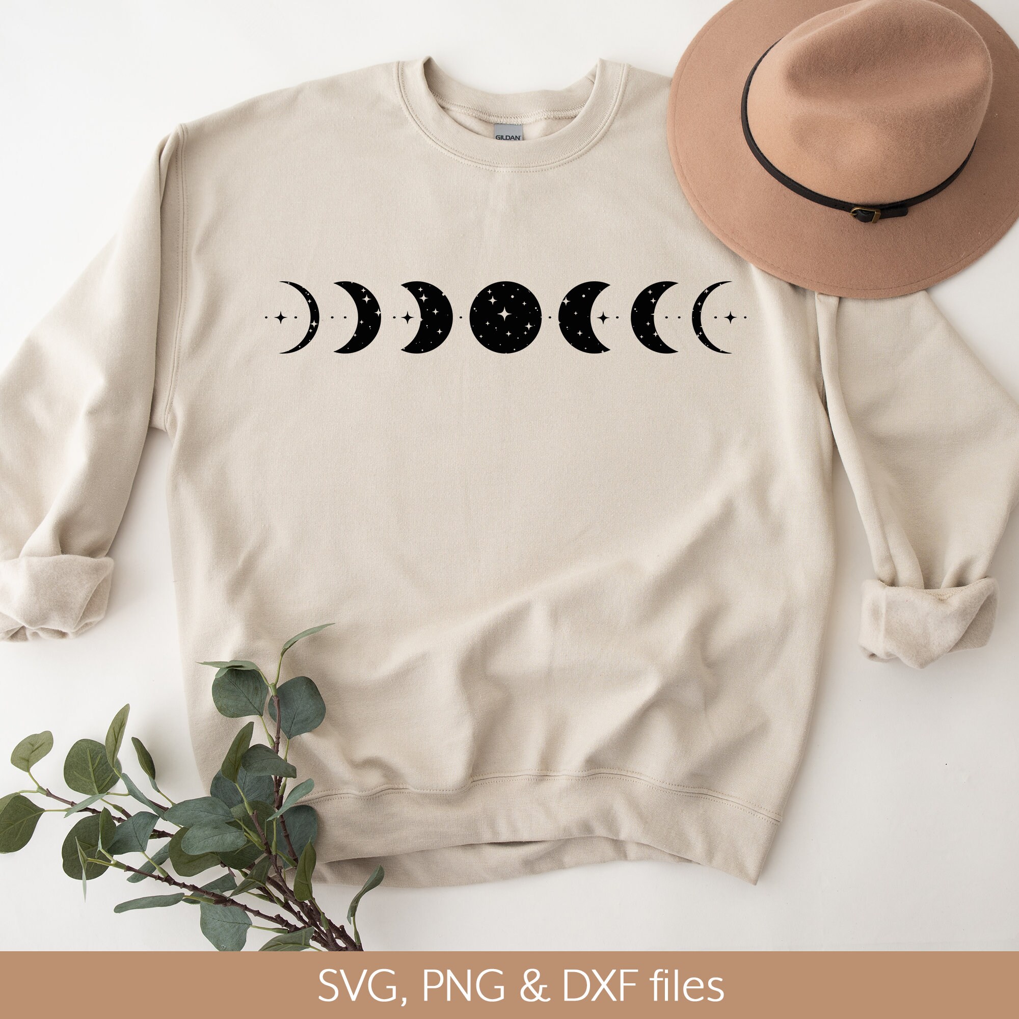 Moon Phases Svg Bundle Moon Phase Svg Celestial Svg Moon - Etsy Canada
