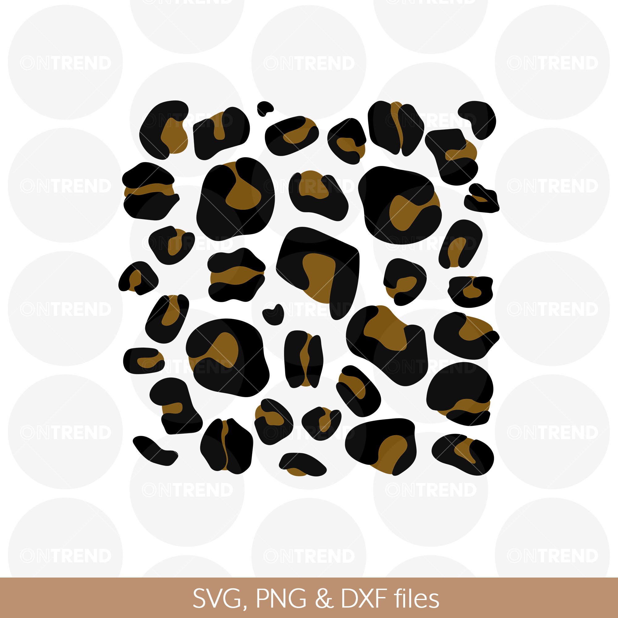 Layered Leopard Print Svg, Leopard Print Svg, Leopard Print Pattern Svg ...