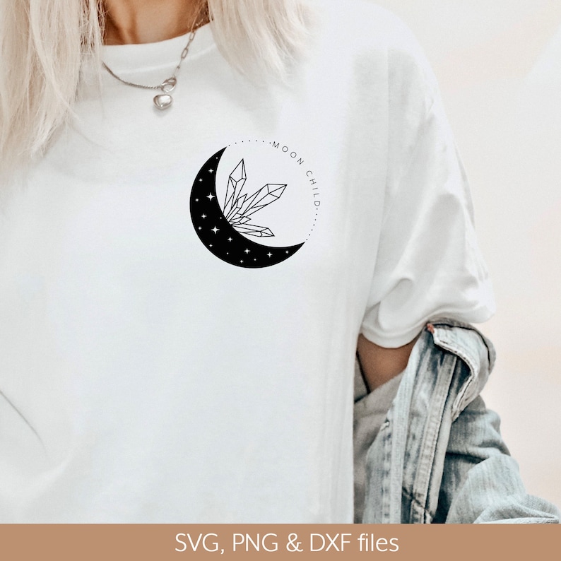 Moon Child Svg Moonchild Svg Moon Phases Svg Moon Phase - Etsy
