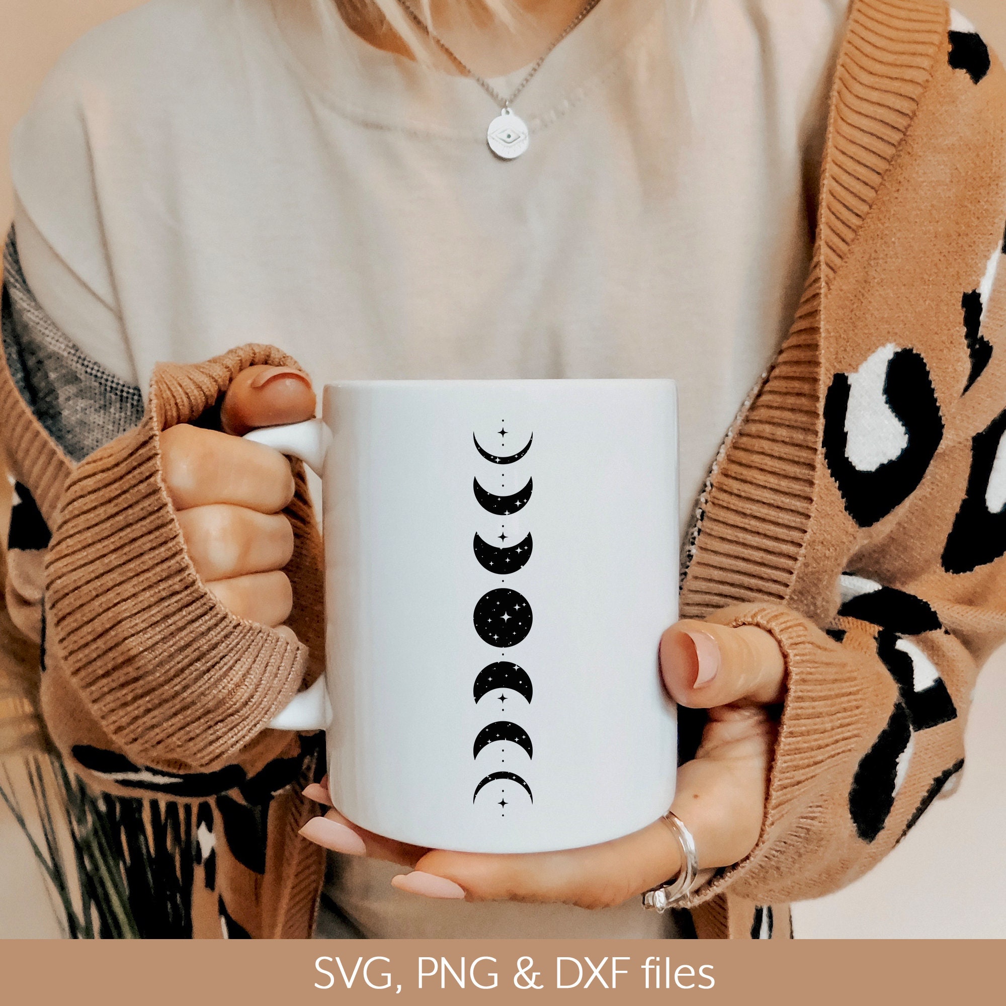 Moon Phases Svg Bundle Moon Phase Svg Celestial Svg Moon - Etsy Canada