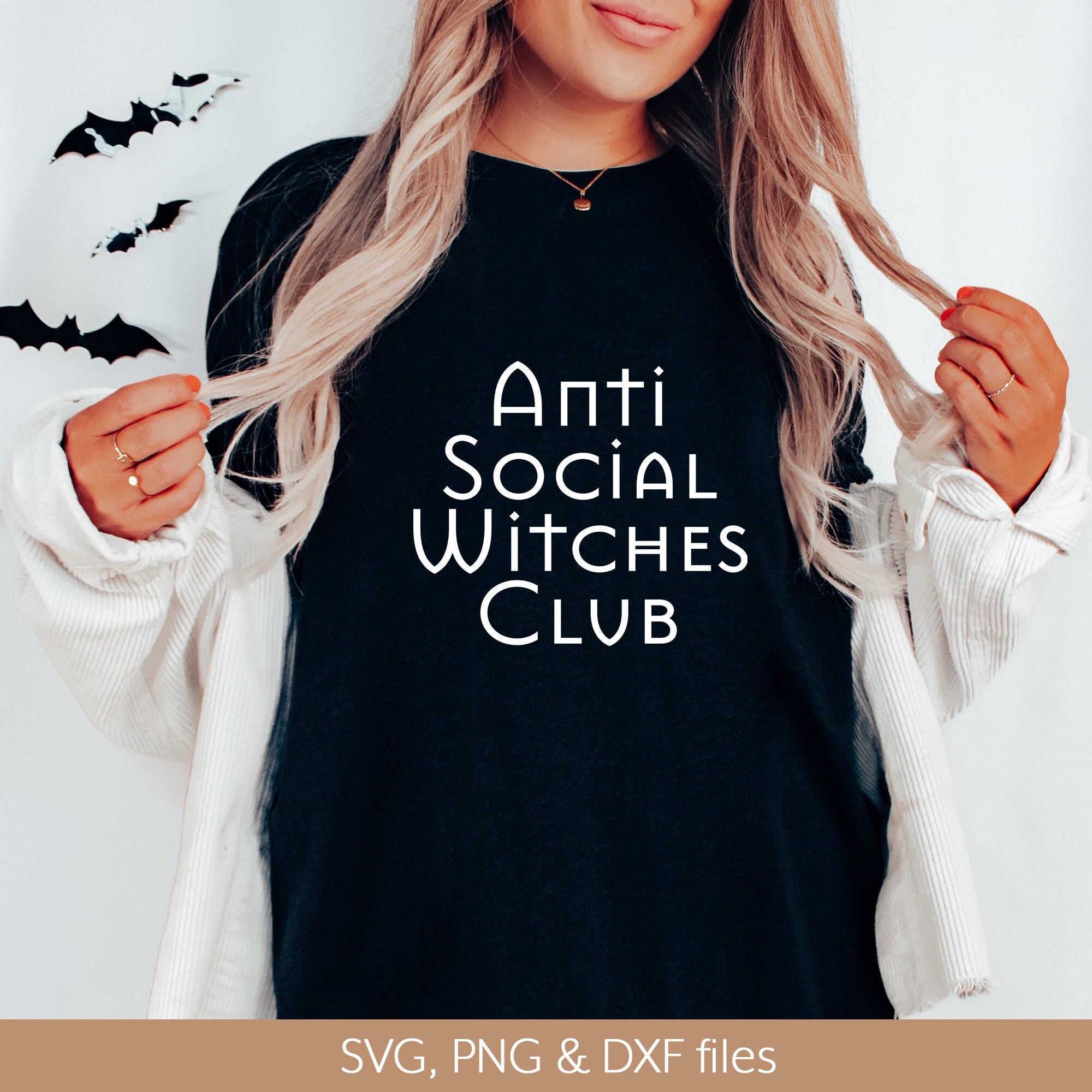 Anti Social Witches Club Svg, Witch Svg, Sassy Witch Svg, Witchy Svg ...