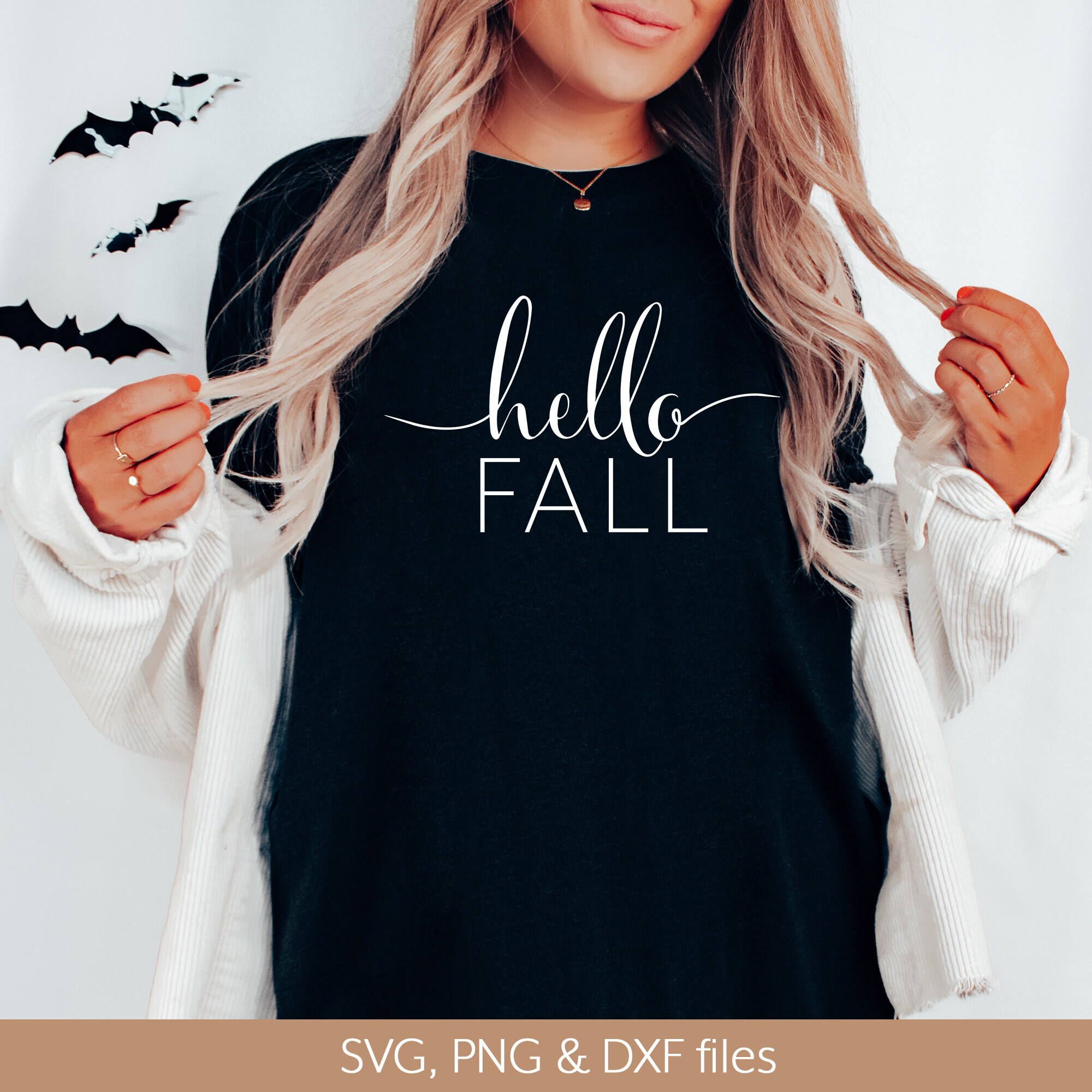 Hello Fall Svg, Fall Svg, Fall Shirt Svg, Fall Sign Svg, Fall Svg for ...