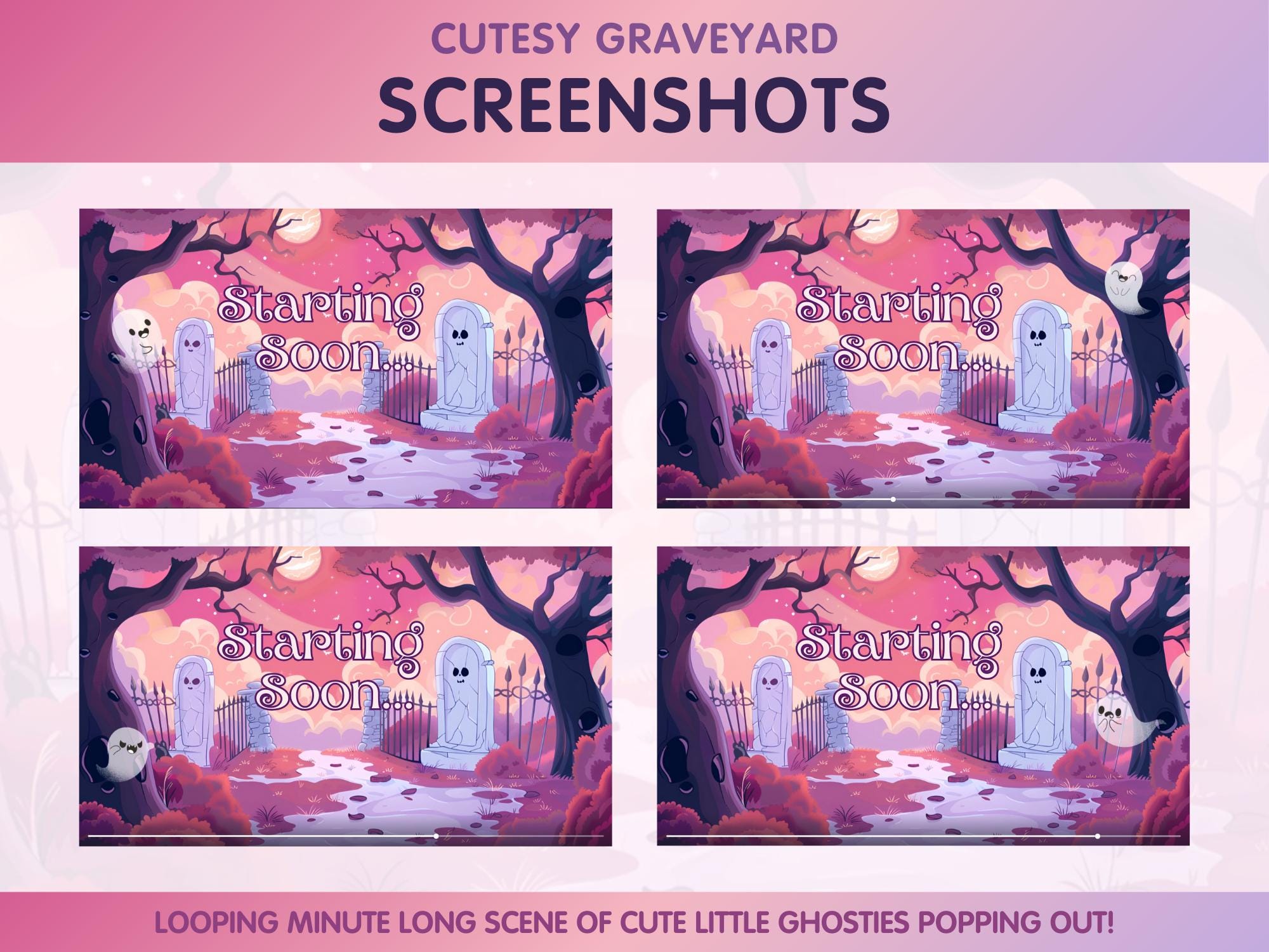7 Animated Stream Screens for Twitch, Starting Soon Screen, Be Right ...