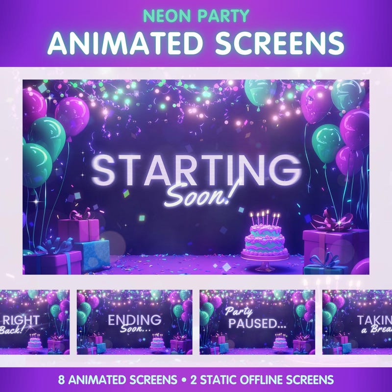 Twitch Backgrounds Screen - Etsy