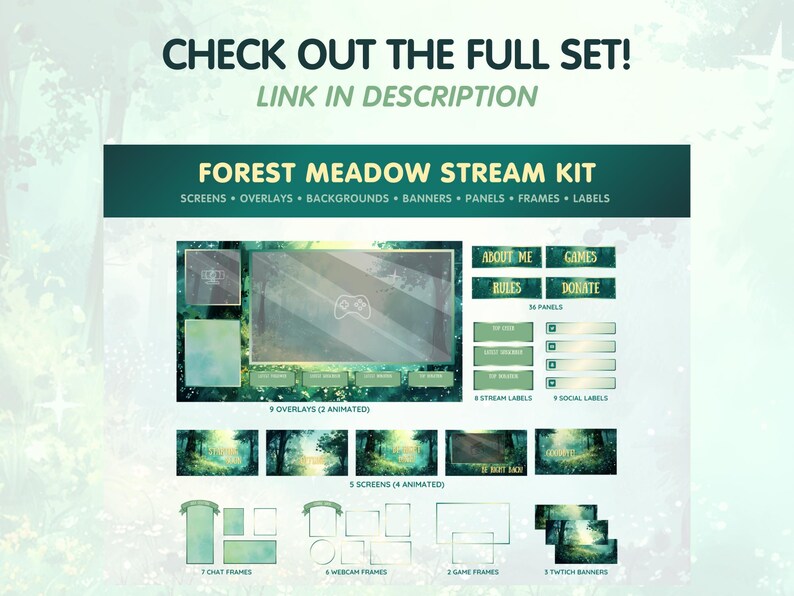 4 Animated Stream Screens for Twitch, 1 Offline Screen - Starting Soon ...