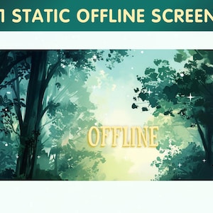 4 Animated Stream Screens for Twitch, 1 Offline Screen - Starting Soon ...