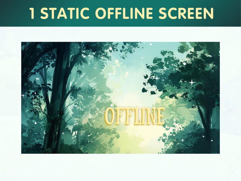 4 Animated Stream Screens for Twitch, 1 Offline Screen - Starting Soon ...