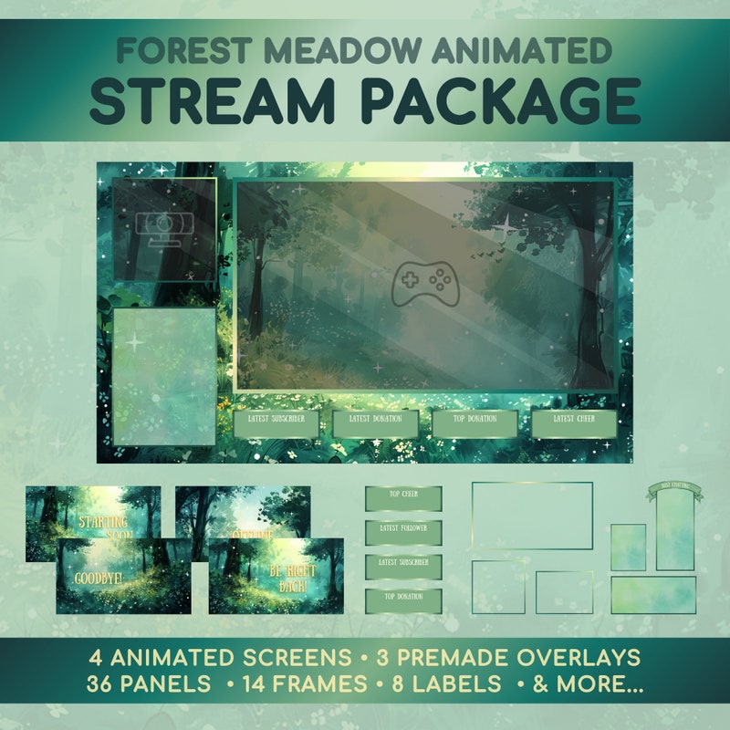 Twitch Overlay Swamp - Etsy