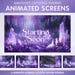 4 Animated Stream Screens for Twitch - Purple Starting Soon Screen, Be ...