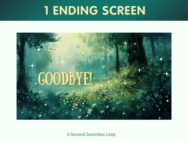 4 Animated Stream Screens for Twitch, 1 Offline Screen - Starting Soon ...