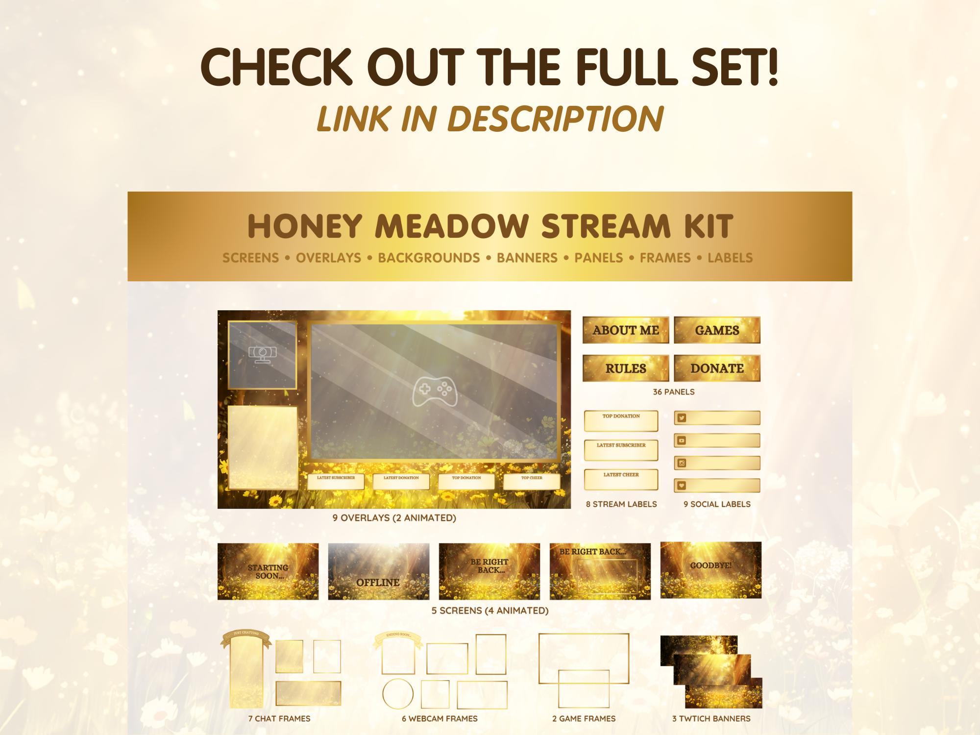 Animated Background, Yellow Vtuber Background, Vtuber Assets, Twitch ...