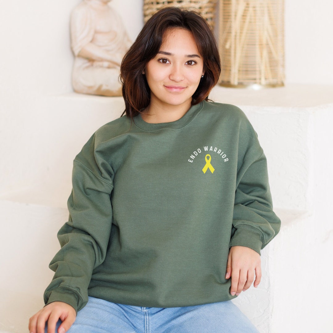 Endometriosis Crewneck Endo Warrior Sweatshirt Endometriosis Awareness ...