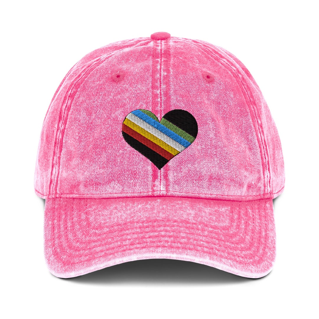 Disability Pride Hat; Distressed Cap With Disability Pride Flag ...