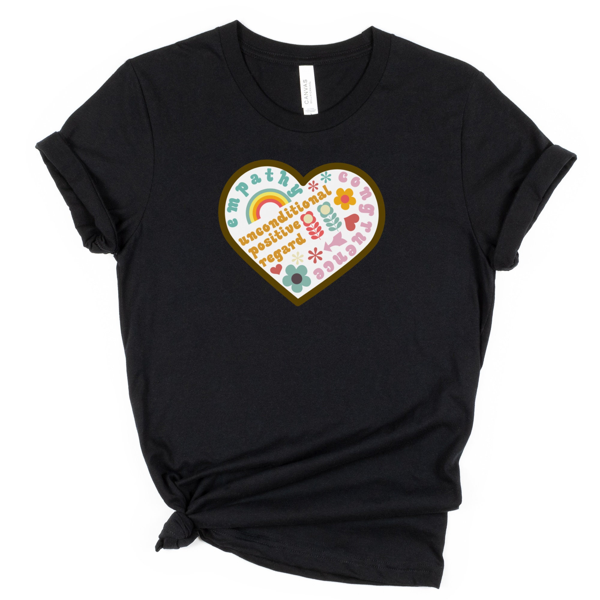 Carl Rogers Core Conditions T-shirt Person-centered Therapist - Etsy