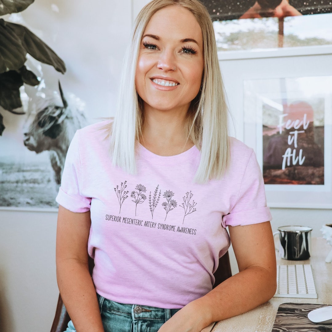 Superior Mesenteric Artery Syndrome Awareness Shirt; Pretty SMAS Day T ...