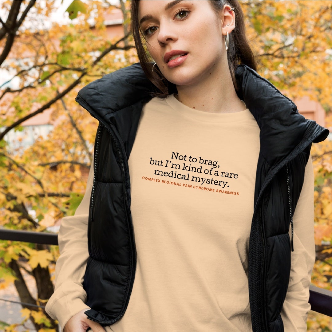 Complex Regional Pain Syndrome Long-sleeve Tee; Soft CRPS Awareness T ...