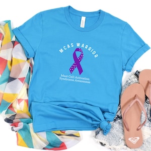 Mast Cell Activation Syndrome Shirt MCAS Warrior Graphic Tee MCAS ...