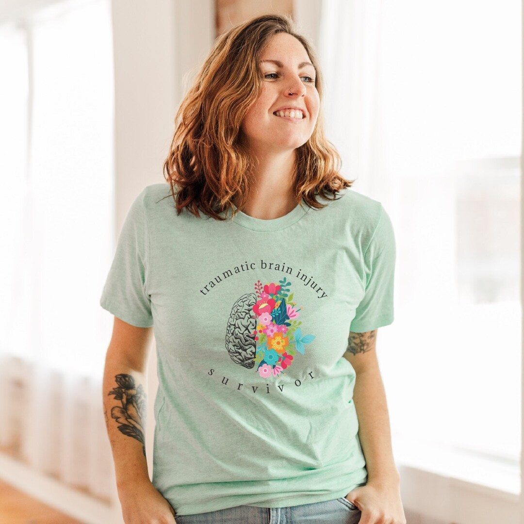 Traumatic Brain Injury Survivor T-shirt; TBI Survivor Shirt; Pretty ...