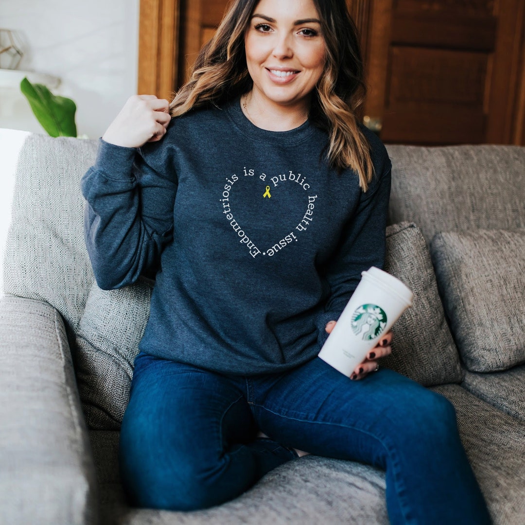Endometriosis Sweatshirt; Endometriosis Advocate Crewneck Sweatshirt ...