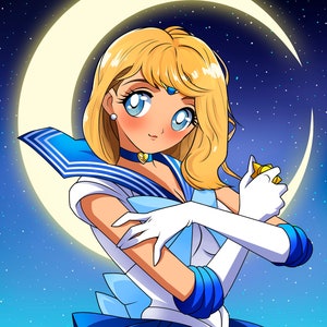 Custom Anime Portrait – 1 Person, Cute Cartoon Style, Personalized ...