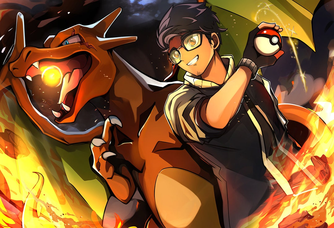 Custom Pokemon Portrait, Pokemon Custom Family Portrait, Custom Pokemon ...