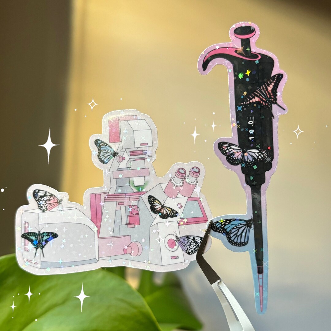 Confocal Microscope and Butterfly Micropipette Sticker Duo-pack ...
