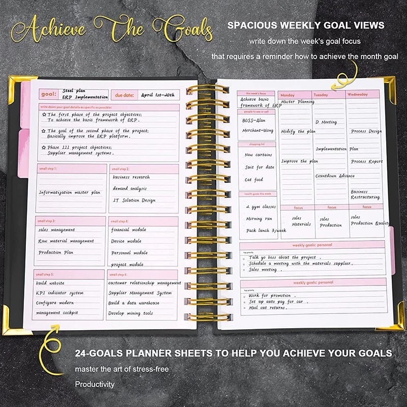 Military Time Beautiful Achiever Undated Planner - Etsy