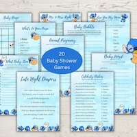 Stitch Baby Shower Games Set | the Price is Right Guess Who Games ...