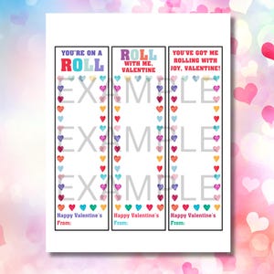 Fruit Roll-up Valentine Cards | Printable Kids Valentines (DIY) - Etsy