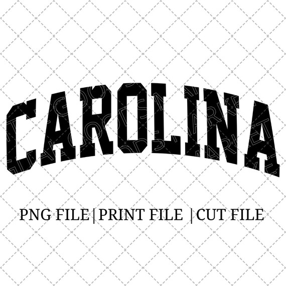 Carolina PNG Digital Download SC SVG California Cricut | Etsy