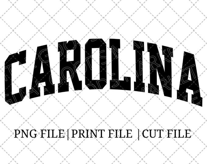 Carolina PNG Digital Download - SC SVG - California Cricut File - South ...