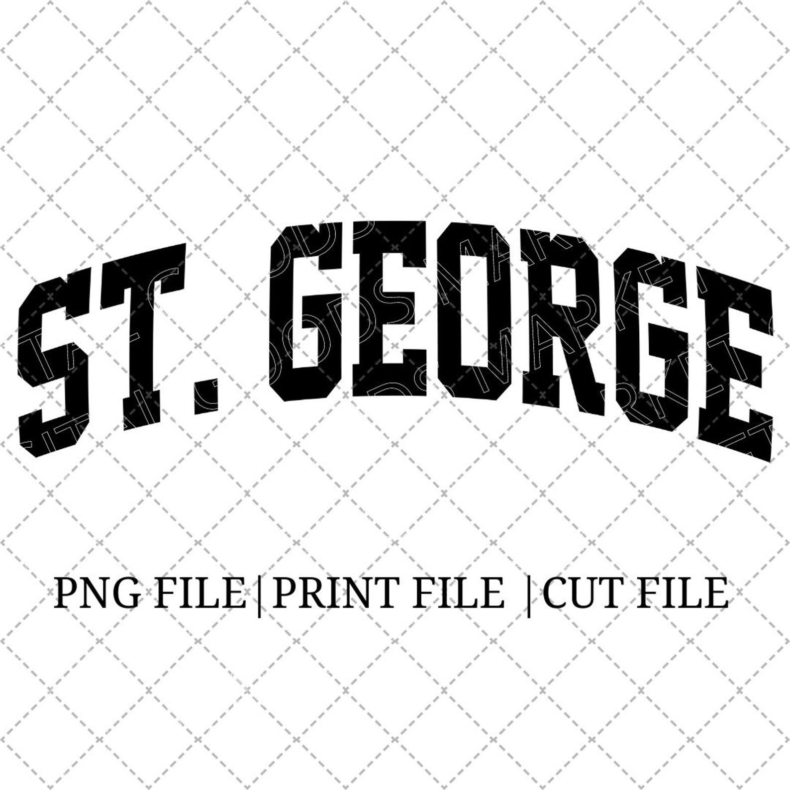 St George PNG Digital Download - Utah SVG - St George Cricut File ...