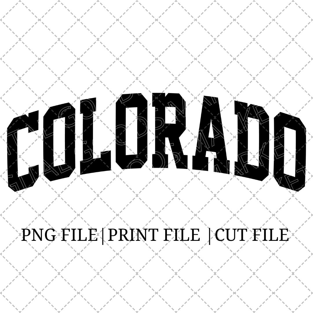 Colorado PNG Digital Download - Trendy SVG - Colorado Cricut File ...