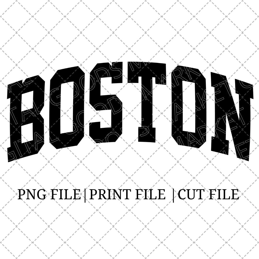 Boston PNG Digital Download - Massachusetts SVG - Boston Cricut File ...