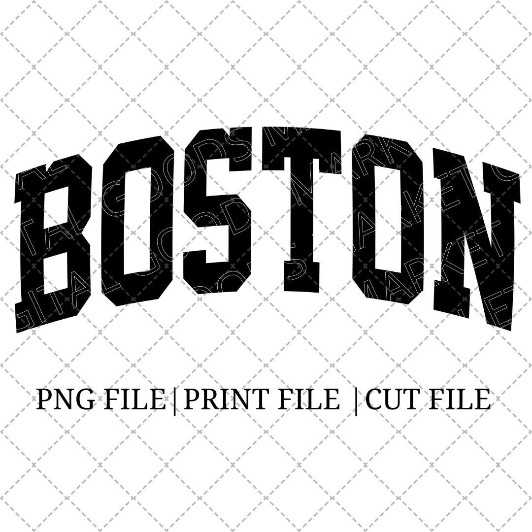Boston PNG Digital Download - Massachusetts SVG - Boston Cricut File ...