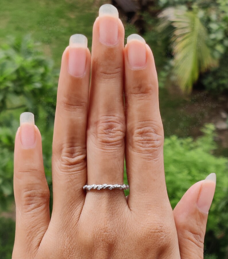 Twisted Wedding Band / Twisted Rope Ring / Vine Ring / 14K - Etsy